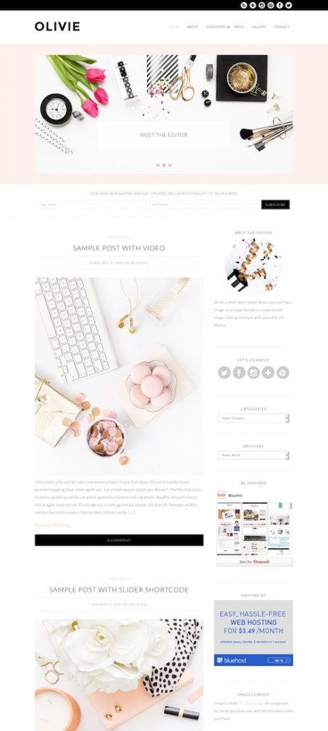 90+ Beautiful Feminine WordPress Themes for Women (2019)