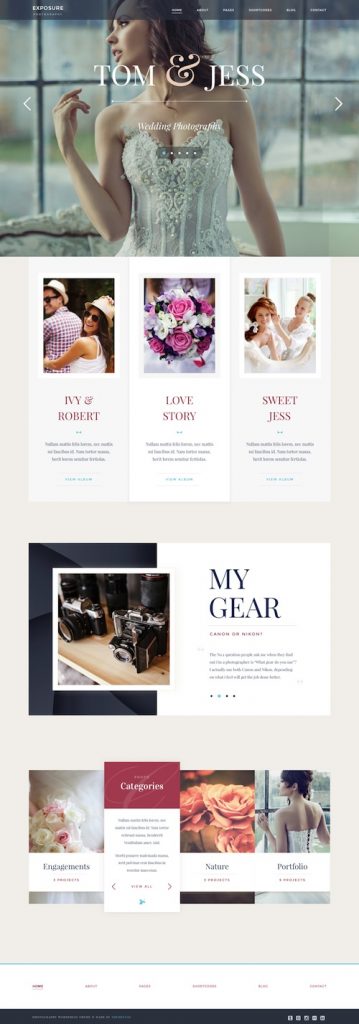 50+ Best Portfolio & Photography WordPress Themes 2019
