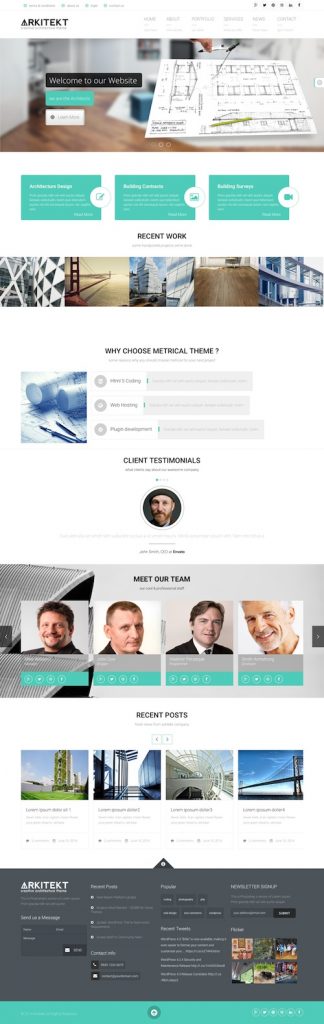 20+ Best Architecture WordPress Themes for Architects 2019