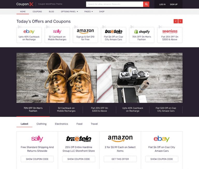Coupon WordPress Theme